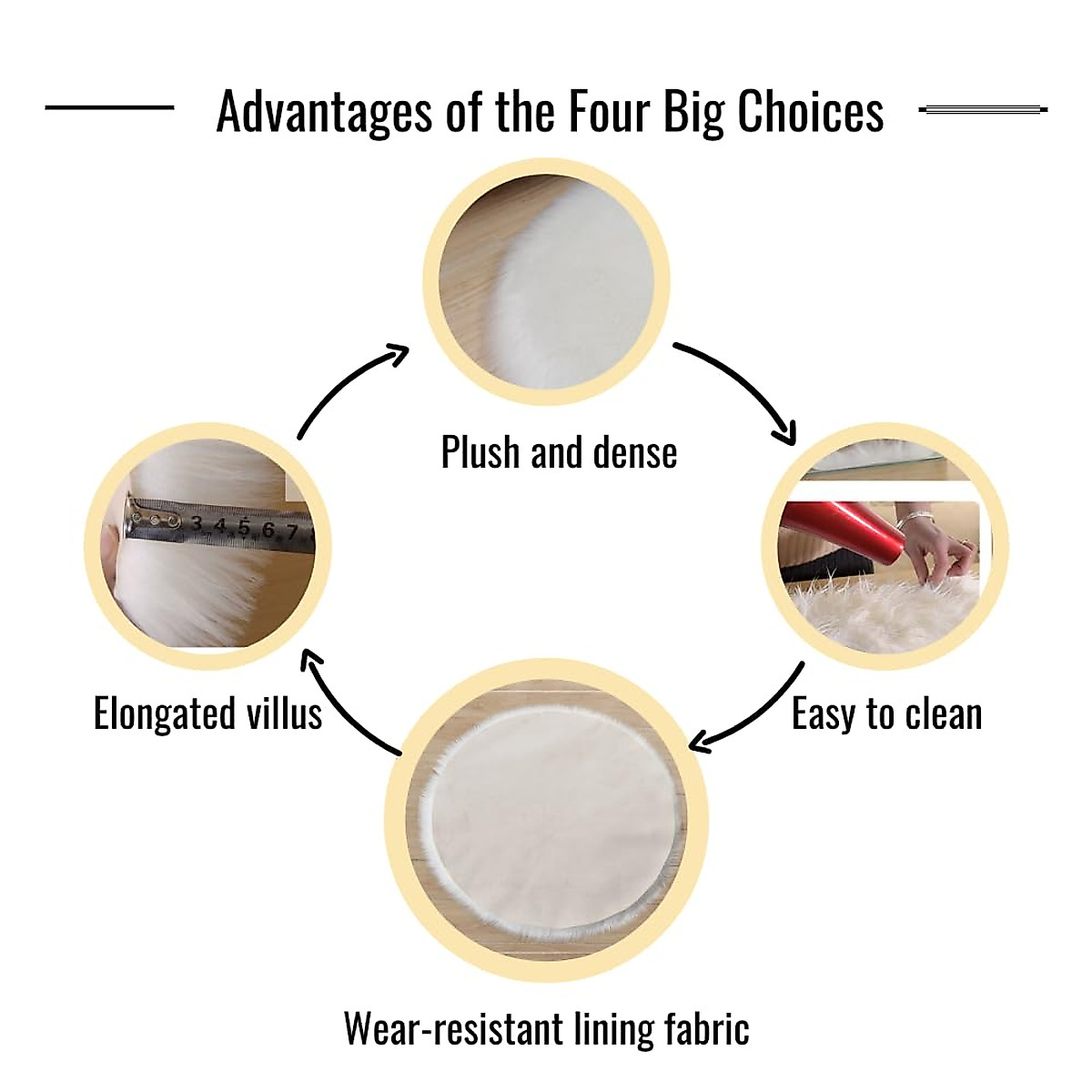 NINGDAN 2Pcs 12 inches Mini Faux Fur Sheepskin Rugs,Fluffy Living Room Carpet Mini Small Size,for Photographing Background of Jewellery,Locker Accessories for Girls,Locker Rug (White and Pink)