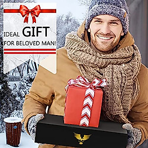 Bald Eagle Cedar Cigar Humidors with Hygrometer, Handcrafted Cigar Box with Humidifier, Glass Top Humidor Box with Cigar Accessories, Luxury Cigar Case Sapele Walnut Finish 35-60 Cigars