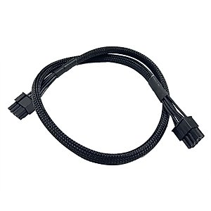 Zahara 8 (PIN) to 8 (pin) PCIE VGA Power Supply Cable Flex 18AWG Replacement for EVGA Supernova 550-1300 G2 G3 G5 750 B2 B3 P2 T2 / 8 (pin) pcie Cable evga Power Supply Cables