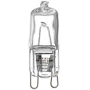Satco S4648 G9 Bulb in Light Finish, 1.63 inches, Clear