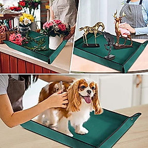 Borrigo Plant Repotting Mat for Indoor Plants, 43.5"x29.5" Large Oxford Waterproof Potting Mat for Plant Transplanting, Plant Mat for Succulents, Gardening Mat with 25pcs Mesh Pads for Bonsai Pot