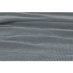 HILLFAIR 100% Cotton Blankets- Twin Blanket with 2 Throw Pillow Covers - Waffle Soft Skin Friendly Cotton Blanket- Twin Bed Blankets– All Season Cotton Throw Blanket– Silver Twin Cotton Blankets