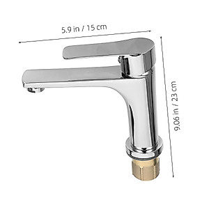 Veemoon 1pc Wash Basin Faucets Water Faucet Outdoor Holiday Clothespins Waterfall Faucet Bathtub Faucet Single Hole Faucet Outdoor Faucets Kitchen Sink Faucet Handle Copper Hot and Cold