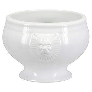 BIA Cordon Bleu Soup Lions Head Bowl, Set of 4, White (900178S4SIOC)