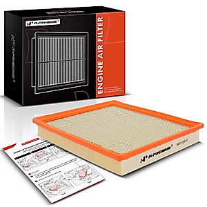 A-Premium Engine Air Filter Compatible with Buick Regal & Cadillac XTS & Chevrolet Impala, Malibu, Malibu Limited, 2013-2020, 2.0L 2.5L 3.6L, Flexible Panel, Replace# 22989313