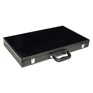 21" Tournament Backgammon Set - Velvet Playing Field, Large Black Board