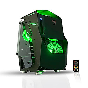 Alarco Gaming PC Desktop Computer Intel i5 3.10GHz,8GB Ram,512 GB SSD,Windows 10 pro,WiFi Ready,Video Card Nvidia GTX 650 1GB, 5 RGB Fans with Remote