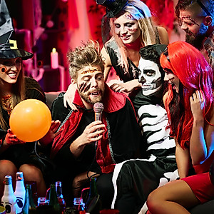 Allas Zombie Scars Tattoos Bloody Scar with Fake Blood Costume Makeup Halloween Decorations Party Favor 5PCS