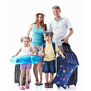 Kids Toddler Pillowcases - 2 Pack 1 Pillow Cover Pillowslip Case Fits Pillows sizesd 13 x 18 or 12x 16 for Kids Bedding Pillow Cover Baby Pillow Cases Space - by UOMNY