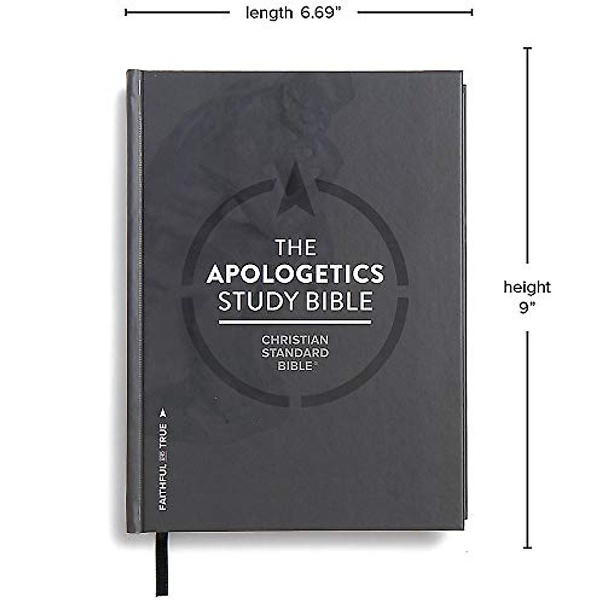 CSB Apologetics Study Bible, Gray Hardcover, Black Letter, Black Letter, Defend Your Faith, Study Notes and Commentary, Articles, Profiles, Full-Color Maps, Easy-to-Read Bible Serif Type