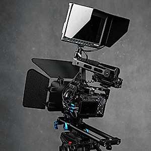 Professional DSLR Rig Camera Cage/Follow Focus/Matte Box Bundle for Sony A6000 A6300 A7 A7S A7SII A7R A7RII, Panasonic DMC-GH4 GH4 GH3, Canon M3 M5 M6, Nikon L340 etc