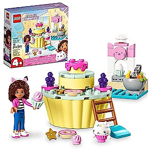 LEGO Gabby's Dollhouse Bakey with Cakey Fun 10785 Building Toy Set for Fans of The DreamWorks Animation Series, Pretend Play Kitchen, Oven and Giant Cupcake to Decorate, Gift for 4+ Year Olds