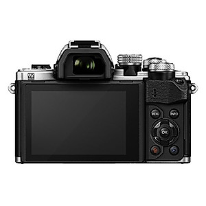 Olympus OM-D E-M10 Mark II Mirrorless Camera (Silver) - Body Only