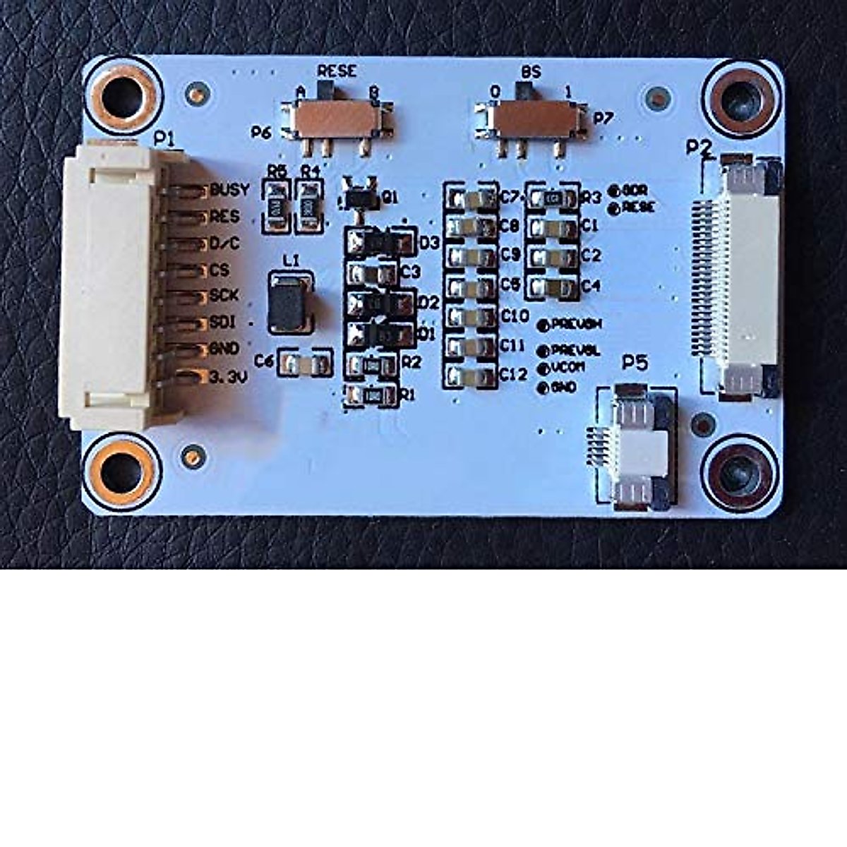 Taidacent Red Eink Display Color Ink Screen SPI Serial Port 1.54 Inch Epaper GDEW0154Z17 Low Power Electronic Paper Screen for Shelves (Screen+Raspberry Pi Adapter Board)