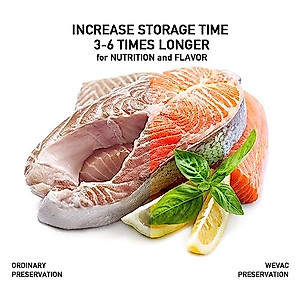 Wevac Vacuum Sealer Bags 100 Quart 8x12 Inch for Food Saver, Seal a Meal, Weston. Commercial Grade, BPA Free, Heavy Duty, Great for vac storage, Meal Prep or Sous Vide