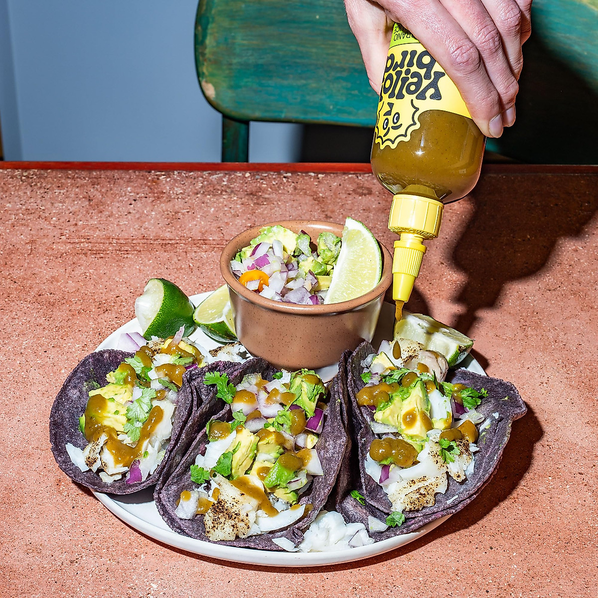 Organic Serrano Hot Sauce by Yellowbird - Organic Hot Pepper Sauce with Serrano Peppers, Cucumbers, and Lime - Plant-Based, Gluten Free, Non-GMO - Homegrown in Austin - 9.8 oz