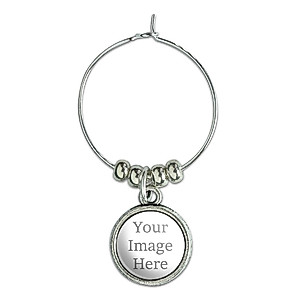 Graphics and More Self-eez(TM) Custom Personalized Wine Glass Charm