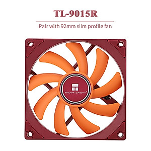 Thermalright AXP90-X47 Full Cooper Low Profile CPU Cooler, with 92mm TL-9015R Slim PWM Fan ITX CPU Cooler, AGHP Technology, 47mm Height,for AMD AM4 AM5/Intel 1700/1150/1151/1200(AXP90 X47 Full)