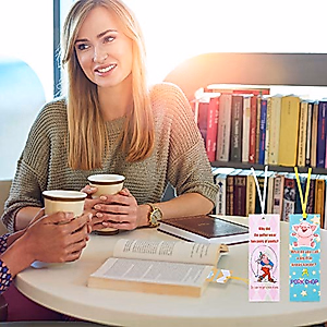 60 Pieces Silly Jokes Bookmarks Cartoon Hilarious Page Markers Funny Reading Bookmarks for Teachers Students Readers Classroom Rewards Supplies,12 Styles