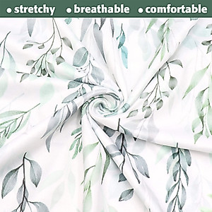 Nursing Pillow Cover, Changing Pad Cover, Crib Sheet, Green Leaf