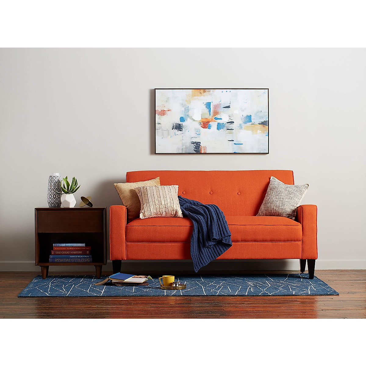 GE Relax LED Globe Light Bulb, 5.5 Watts (60 Watt Equivalent) Soft White HD Light, Frosted Finish, Medium Base, Dimmable (2 Pack)