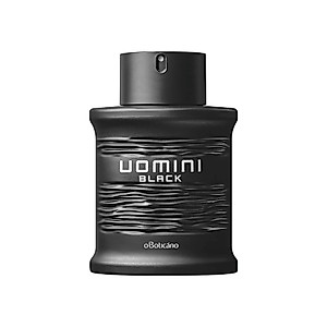 O Boticario UOMINI BLACK Cologne for Men, Long Lasting Premium Cologne for Men, 100ml