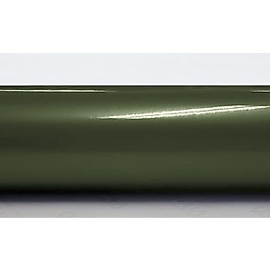 VViViD Gloss Military Green Premium Vinyl Wrap Film (1ft x 5ft)