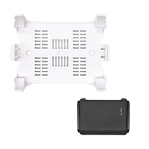 GL.iNet WiFi Router Holder Wall Mount with Screws, Compatible with GL-A1300 (Slate Plus), GL-SFT1200 (Opal), GL-MT1300 (Beryl) Router, Networking Device Bracket, Easy to Install (White)