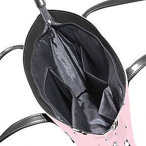 Shoulder Bag for Women Tote Bags Leather Shopper Bag Large Work Cute Cartoon Panda Decor Handbags Casual Bag