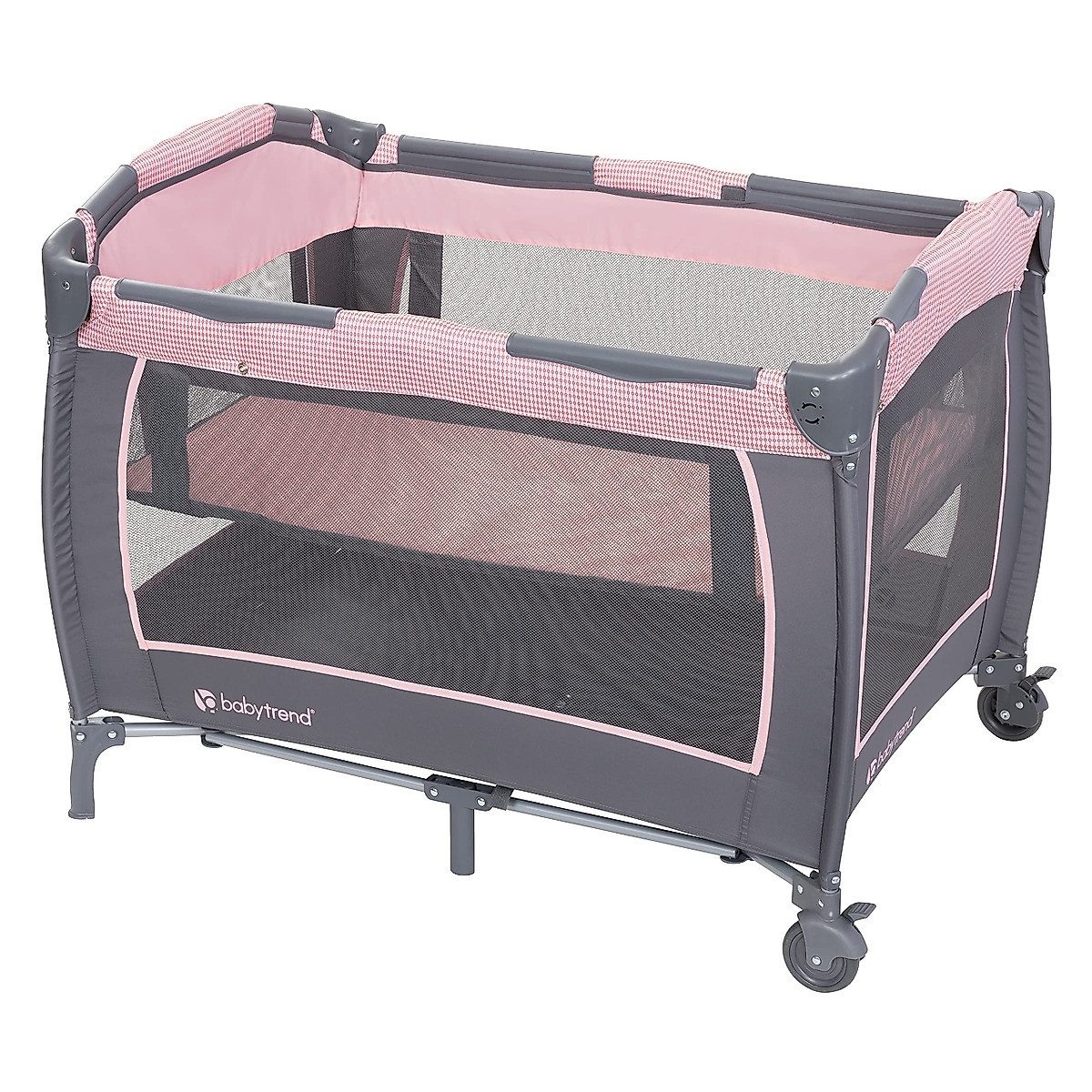 Baby Trend Lil' Snooze Deluxe III, Cozy Pink & Skyline 35 Travel System, Starlight Pink