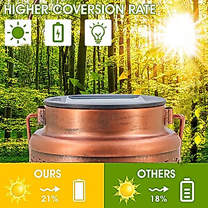 DIBIEECN Hummingbird Solar Lantern Lights Outdoor Hanging, Metal Decor Lanterns-Waterproof LED Decorative Light for Garden Patio Yard Lawn Backyard Front Porch as Gifts for Mom Grandma Women