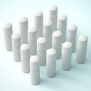 EVERGD 2oz/60ml Plastic Foam Dispenser Bottle | Mini Foaming Pump Dispenser Empty - for Refillable Travel Hand Soap Foaming, Shampoo, Castile & BPA Free (16) White