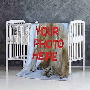 Customized Blankets with Photos Personalized Picture Collage Blanket Soft Using My Own Photos Custom Memorial Gifts for Mothers Day, Mom, Dad, Family, Friends, Couples 30"x40"