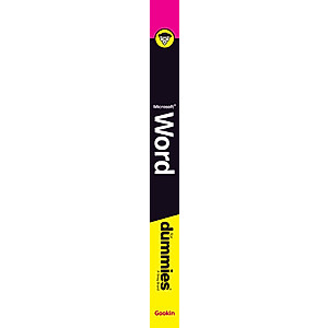 Word For Dummies (For Dummies (Computer/Tech))