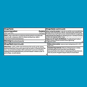 FLUSHABLE HEMORROIDAL MEDICATED WIPES