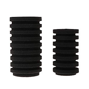 Wodwad Aquarium Filter Sponge for QS Filter Fish Tank Air Pump Biochemical Replacement -Black (S, 1PCS)