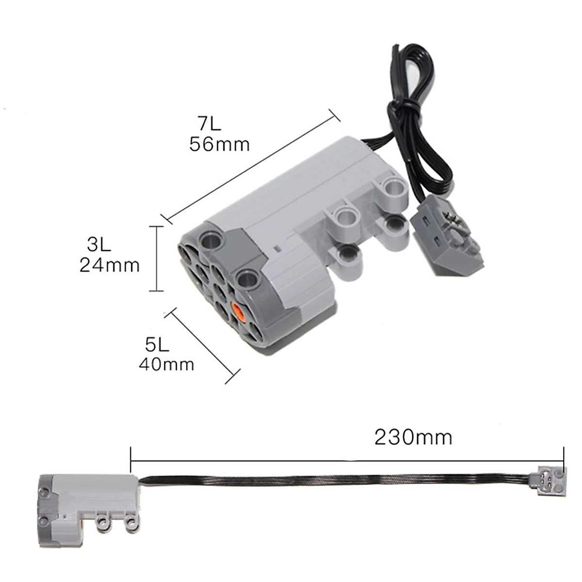 Servo Motor Compatible for Lego 88004 Steering Motor Function Power Function Accessories