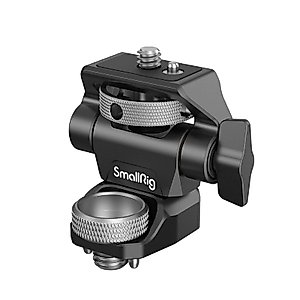 SmallRig Adjustable Camera Monitor Mount for ARRI-Style (Upgrade), 360° Swivel and 180° Tilt Monitor Holder Anti-Twist Support 5” and 7” Field Monitor- 2903B