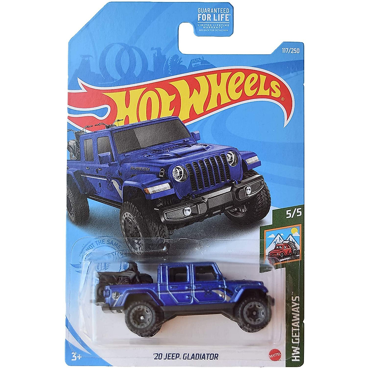 Hot Wheels '20 Jeeps Gladiator, [Blue] 117/250 Getaways 5/5