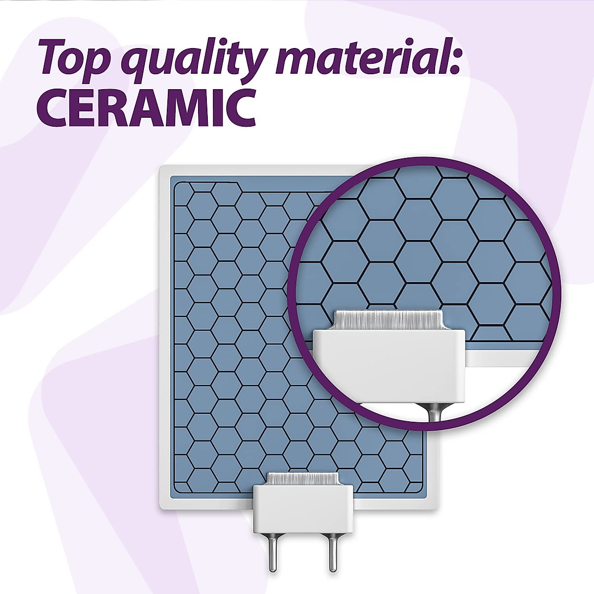 HOME SANITIZER SOLUTIONS Ceramic Ozone Plate Replacement for Commercial Ozone Generator 10,000mg/h - Increased Usage Hours