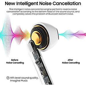 Wireless Earbuds Bluetooth 5.0 Headphones with Wireless Charging Case 36H Play Time, IPX6 Waterproof Earphones True Wireless Earbuds with Microphone, In-Ear Earbuds Deep Bass For Sports TV Phones