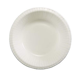 Dixie Basic 12Oz. Light-Weight Disposable Paper Bowls By GP PRO (Georgia-Pacific); White; DBB12W; 1000 Count (125 Bowls Per Pack; 8 Packs Per Case)