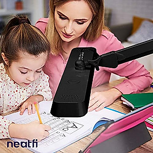 Neatfi (New Model) XL 2,500 Lumens LED Task Lamp with Clamp, 30W Super Bright Desk Lamp, 162 Pcs SMD LED, 22 Inches, Eye-Caring LED Lamp (Black)