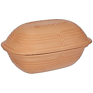 Römertopf Clay Roaster | Modern Look | Non-Stick Dutch Oven | Healthy Clay Pot Cooking | Clay Baker | Versatile Cooking Vessel - 3.2 qt (3 liters) For up to 4 People
