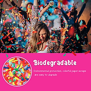 12 Pack Colorful Confetti Wands Handheld Confetti Flick Flutter Sticks Confetti Poppers for Wedding Birthday Graduation Baby Shower Anniversary Christmas New Year's Party Celebrations Supplies