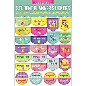 Student Planner Stickers (Set of 575 Stickers)
