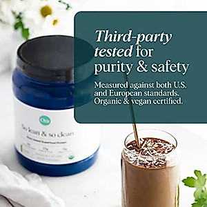 Ora Organic Vegan Protein Powder - 22g Plant Based Protein Powder for Women and Men | Keto Friendly, Gluten Free, Paleo, Dairy-Free, Gluten-Free, Soy-Free - Chocolate Flavor, 20 Servings