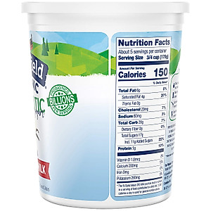 Stonyfield Organic Whole Milk Probiotic Yogurt, Vanilla, 32 oz. – Immunity & Digestive Health