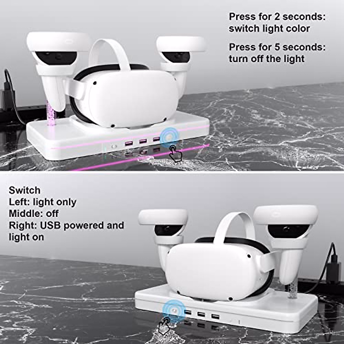 Fast Charging Dock for Oculus Quest 2 - PWAY