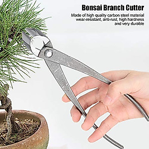 PLLO Branch Cutter, 8.4Inch Bypass Lopper, Multifunctional Tree Trimmer, Concave Cutter with Long Handle for Gardening, Durable Garden Shears, Chops Branches with Ease, Bonsai Tools